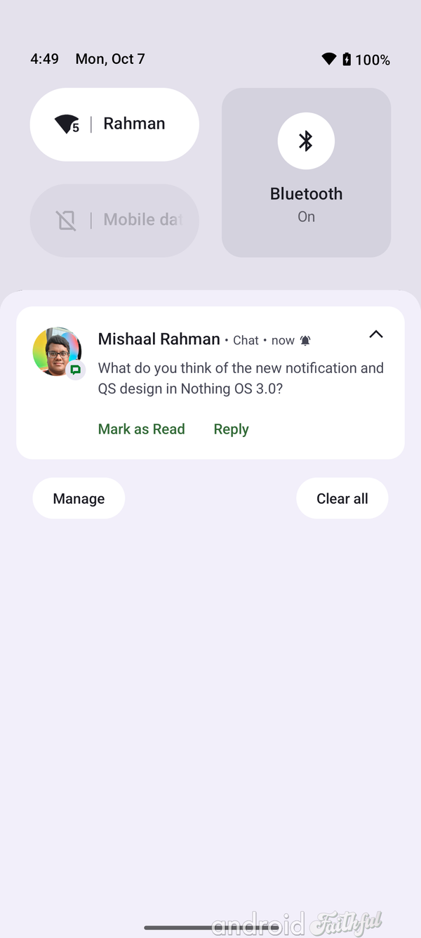 First look at Nothing OS 3.0 based on Android 15